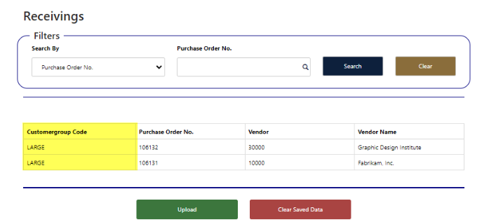 HMM Process Receiving