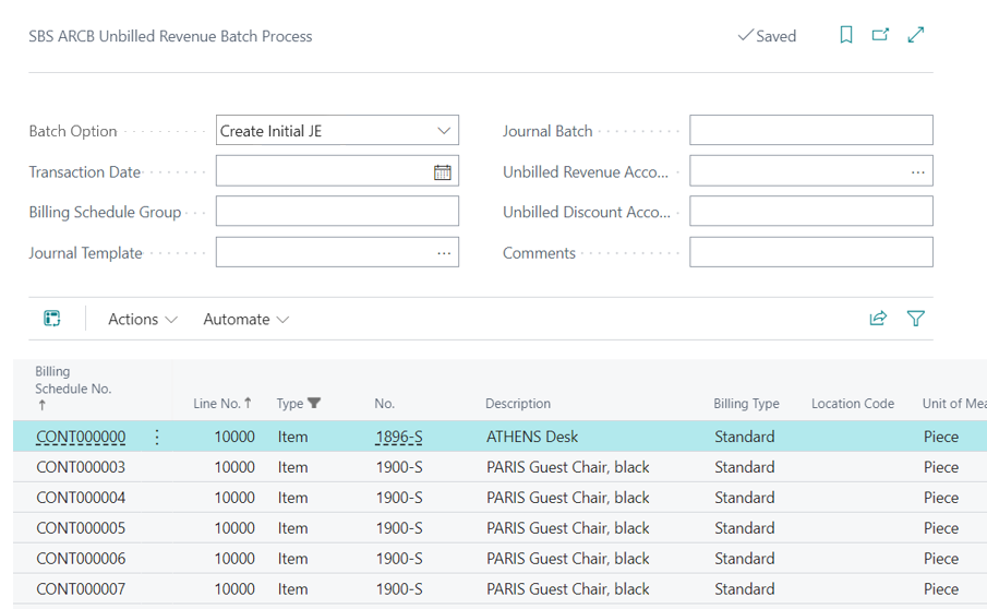 ARCB Unbilled Revenue Batch Process