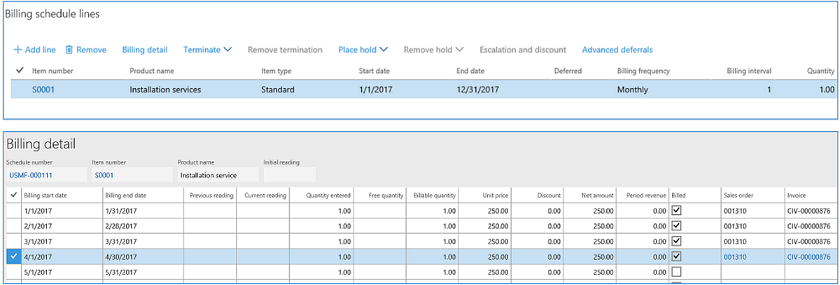 Reversing The Billing Of A Period Example